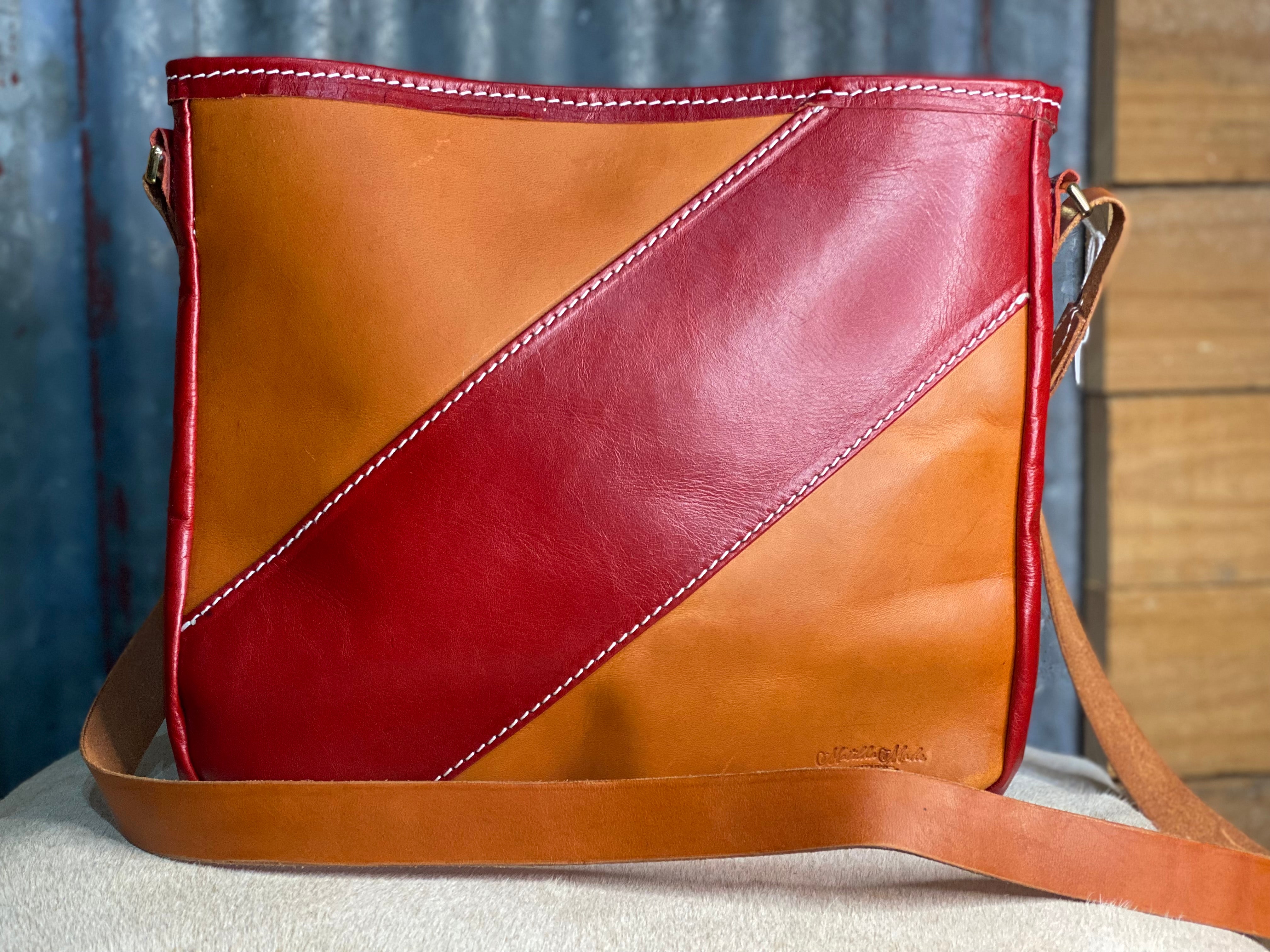 The Red Tash Bag – Matilda Made Leather