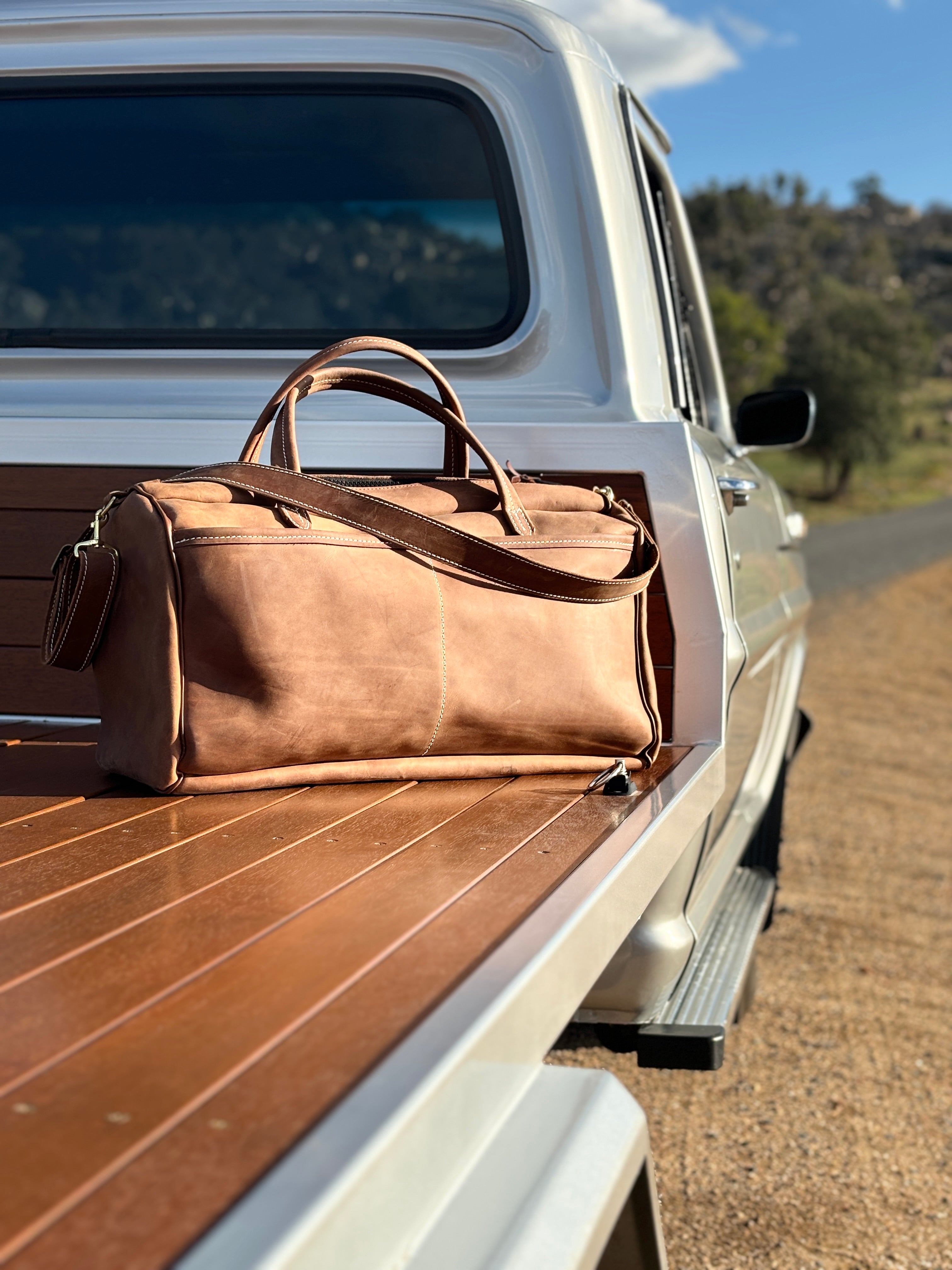 Leather Duffel Bag – Matilda Made Leather